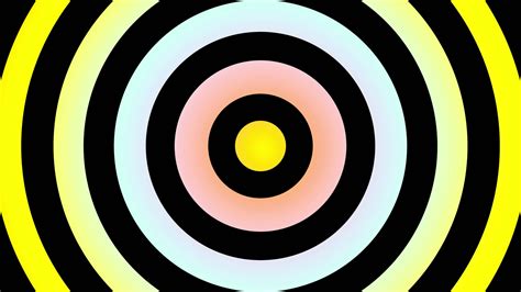 Circular Radio Wave In Pastel Color Animation Background 2d Pattern Pc Rendering 25470249 Stock