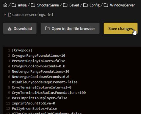 Guide d'Installation des Mods ARK: Survival Ascended | NITRADO