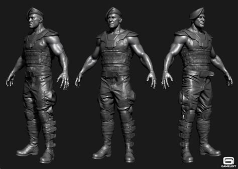 Artstation Soldier Model