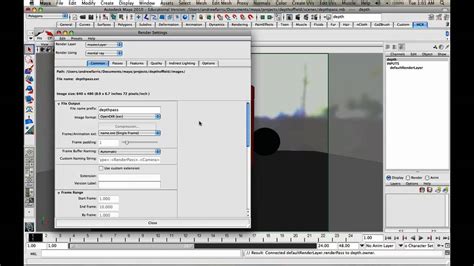 maya depth of field tutorial part 1 youtube