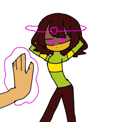 Hypnohub Androgynous Androgynous Sub Brown Hair Deltarune Heart Heart Eyes Kris Deltarune