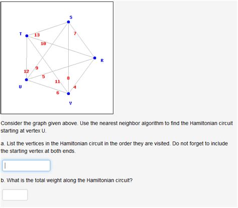 Solved T 13 9 12 Consider The Graph Given Above Use The