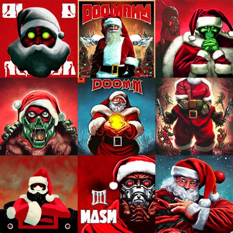 santa, doom cover art | Stable Diffusion | OpenArt