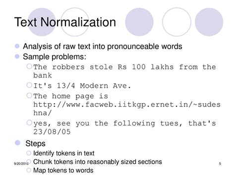 Speech Processing Text To Speech Synthesis Ppt Download