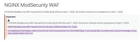 modsecurity waf comercial llega a su fin algunas alternativas ~ segu info ciberseguridad