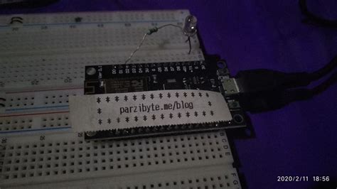 Encender Y Apagar Led Con Nodemcu Esp8266 Parzibytes Blog