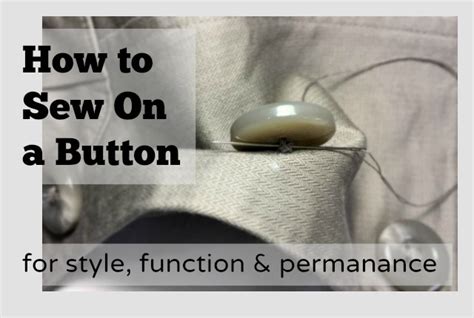 4 Positioning Points For Perfect Button Placement The Daily Sew