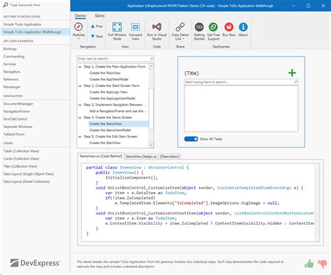 Mvvm Integration For Winforms Winforms Controls Devexpress Documentation