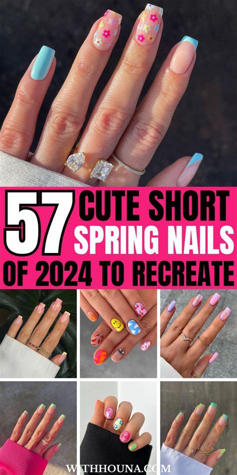 57 Cute Short Nail Designs We Cant Get Over Nail Designs Spring