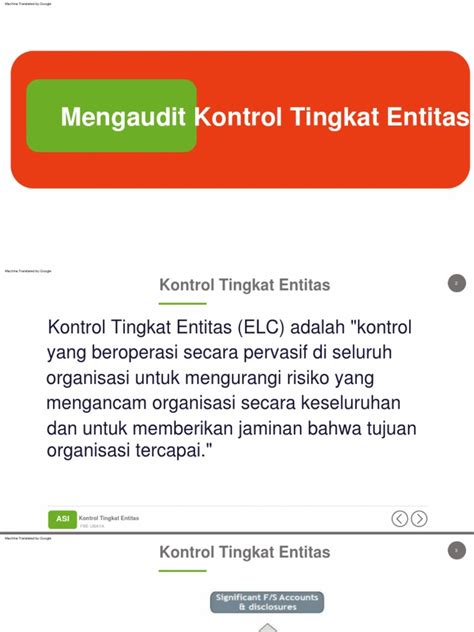 Auditing Entity Level Controls Pdf Pdf