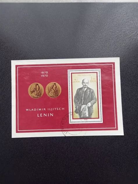 Ddr Briefmarken1970 Block 31 100 Geburtstag Von W I Lenin Eur 1 00 Picclick De