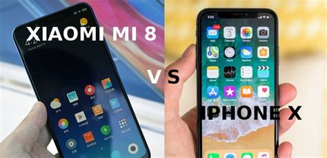 Xiaomi Mi 8 Vs IPhone X Comparison