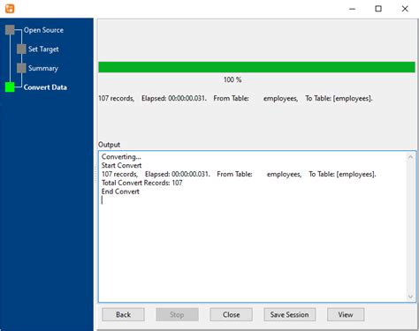 Copy Visual Foxpro Table Data To Azure