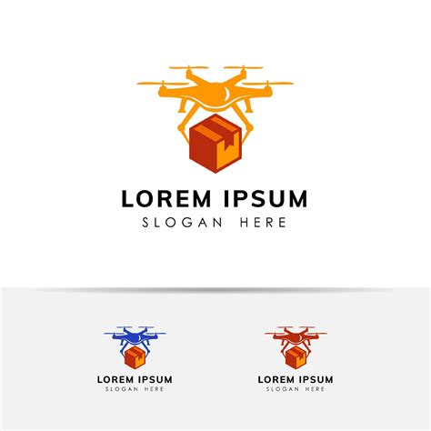 Fast Drone Delivery Service Logo Design 3983478 Vector Art At Vecteezy