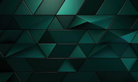 Premium Photo A Mysterious Forest Of Emerald Geometry Unveiling Hidden Dimensions
