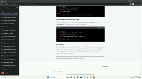 How To Extract Json From A Multiline String Variable In Python Youtube