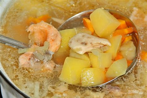 Уха из красной рыбы - пошаговый рецепт с фото на Повар.ру