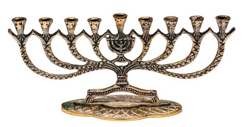 Lot A Copper Manorah W 20cm