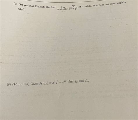 Solved 5 10 ﻿points ﻿evaluate The Limit