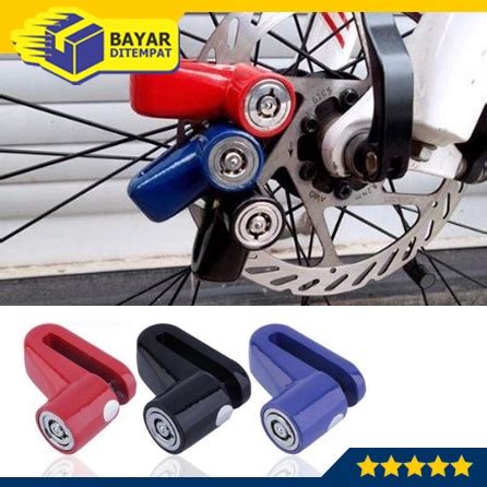 Jual Kunci Cakram Motor Anti Maling Gembok Rem Sepeda Moto Motorcycle Moto Disc Brake Lock