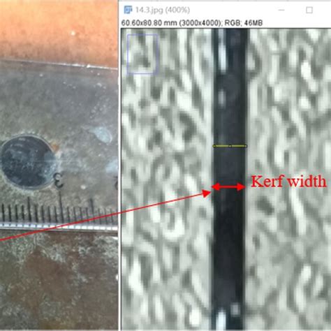 Kerf Width Measurement Method Using Image J Software Download