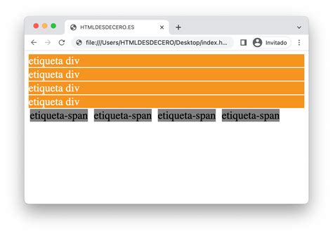 Etiqueta Div Html Desde Cero