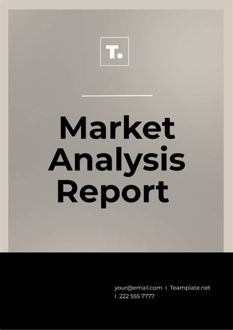Free Market Analysis Report Template Edit Online And Download