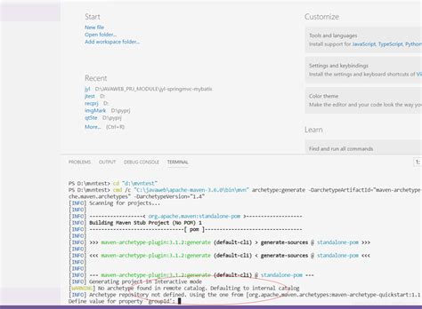 vscode 开发maven项目（springboot项目） maven使用教程bscode csdn博客