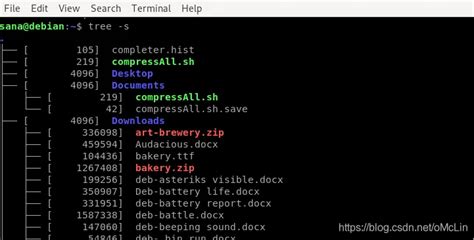 通过示例掌握debian上的tree命令使用方法 debian tree csdn博客