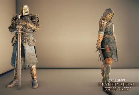 Death By Metal All Of The Returning And New Armor Sets For Test Your