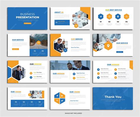 Premium Vector Vector Business Presentation Templates