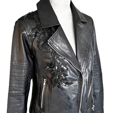 Bb Dakota Jackets And Coats Bb Dakota Embroidered Genuine Leather