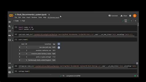 My Project On Book Recommendation With Python Rashmi Kanharkar Posted On The Topic Linkedin