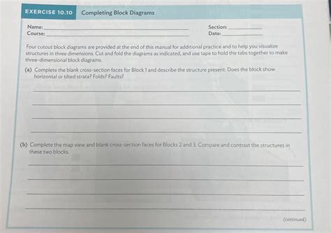 EXERCISE Completing Block Diagrams Name Chegg