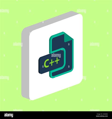 C Programming Simple Vector Icon Illustration Symbol Design Template