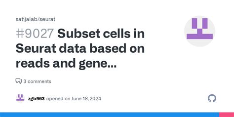 Subset Cells In Seurat Data Based On Reads And Gene Expression · Issue 9027 · Satijalab Seurat