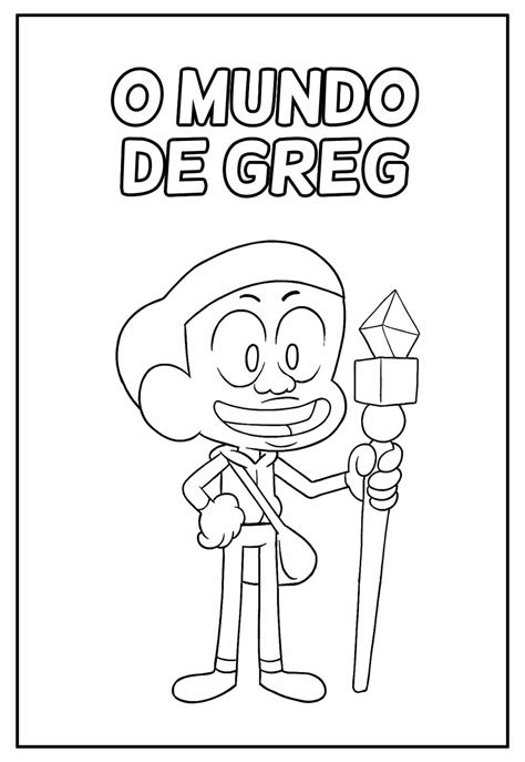 Desenhos Do Mundo De Greg Para Colorir Bora Colorir