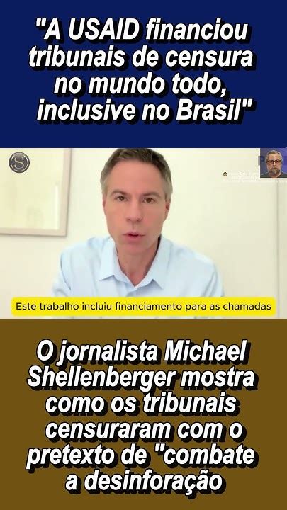 Michael Shellenberger Sobre A Censura No Brasil Youtube