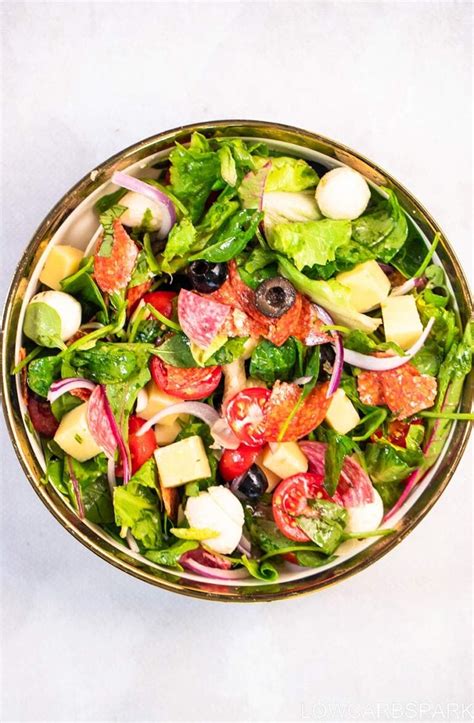 Antipasto Salad Low Carb Spark