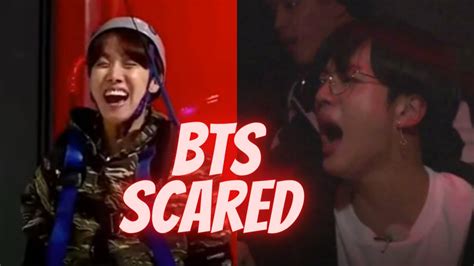 Bts Scared Moment Part1 Youtube