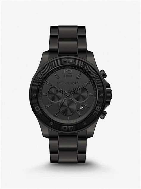 Oversized Nolan Black Tone Watch