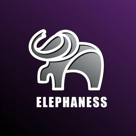 코끼리 로고 그래픽 디자인 템플릿 프리미엄 벡터 코끼리 로고 그래픽 디자인 템플릿 프리미엄 벡터