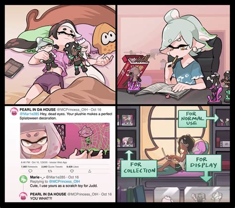 Callie Marie Marina And Pearl Splatoon And 3 More Drawn By