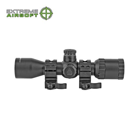 Utg Bug Buster 3 12x32 1 Scope Side Ao Mil Dot Dovetail Rings Extreme Airsoft Ri
