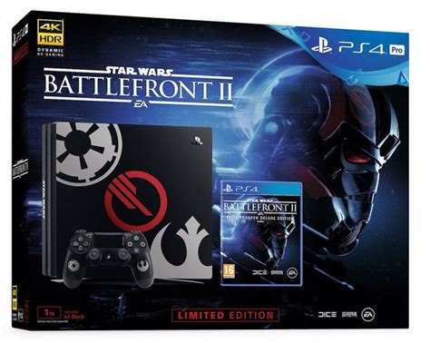 Sony Playstation 4 Pro Star Wars Battlefront Ii Limited Edition Bundle