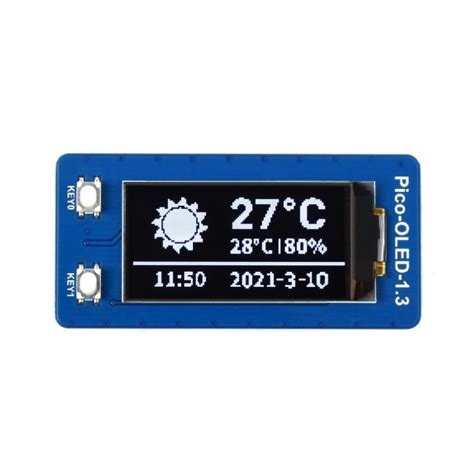 13 Oled Screen For Raspberry Pi Pico Waveshare 64 X 128 Px