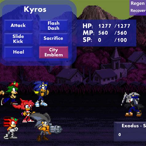 Sonic Exodus Survival Flash Game