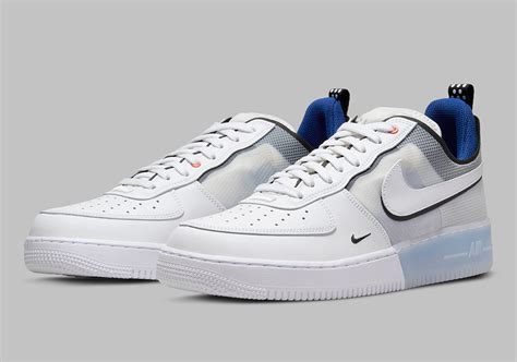 Nike Air Force 1 React White Light Photo Blue DH7615 101 SneakerNews