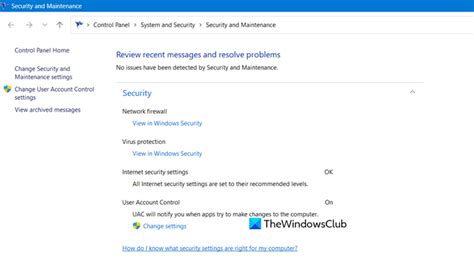 Turn Off Security And Maintenance Notifications In Windows 11