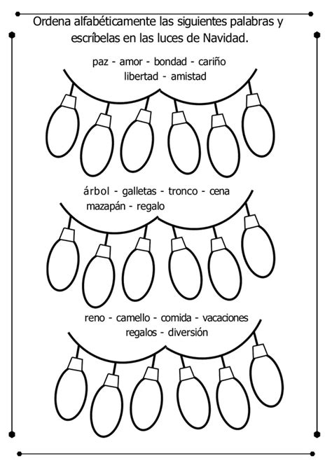Guía Ordenar Palabras Alfabéticamente Primer Ciclo Profesocial